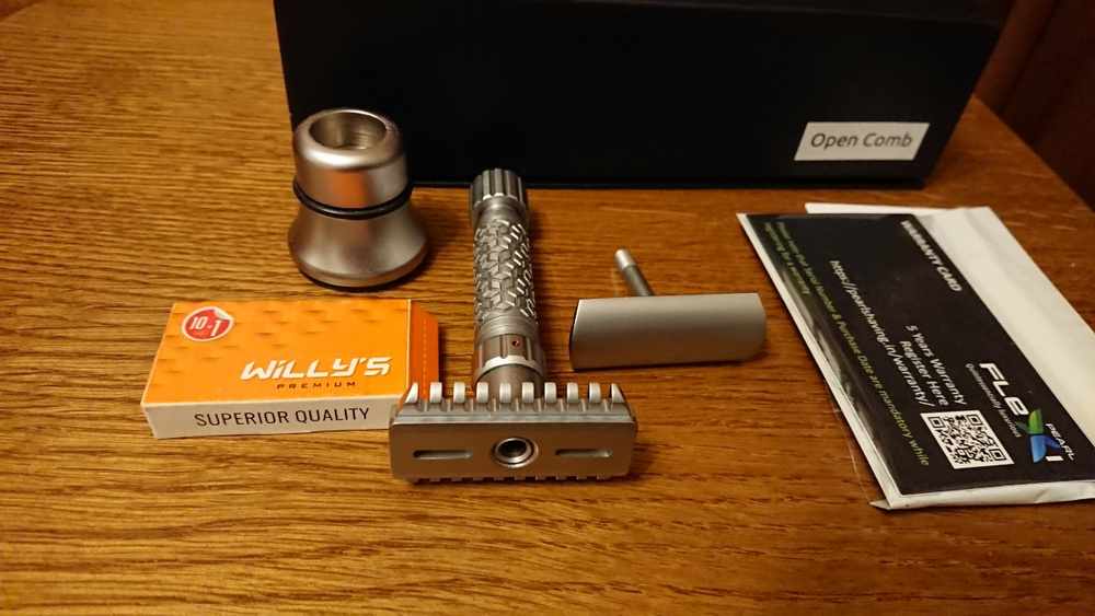 Регулируемая Т-образная бритва Pearl Flexi Adjustable Safety Razor Open ...