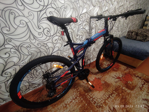 Велосипед горный складной STELS Pilot 950 MD 17,5" темно-синий - купить ...