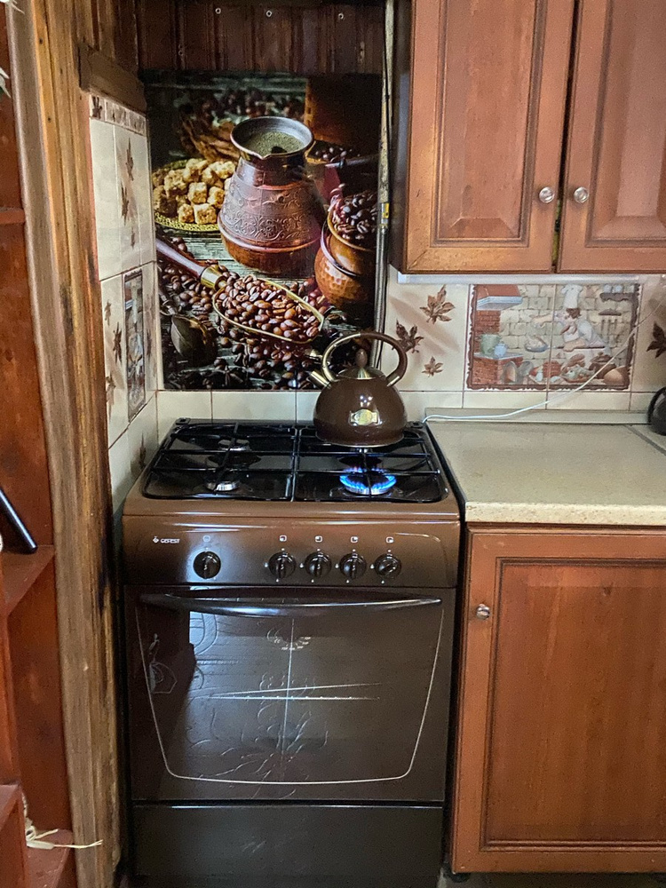 Gefest 1200-00 С7 К89 60 см Газовая плита, 4 конфорки, коричневая купить c доставкой на OZON по ...