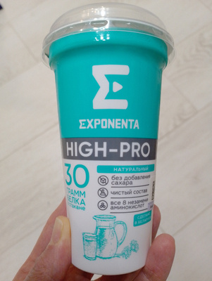 Напиток кисломолочный EXPONENTA HIGH-PRO, 250 г купить на OZON по низкой цене (690589604)