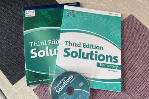 Solutions elementary third edition полный комплект: Student's Book (учебник) + Workbook (рабочая ...