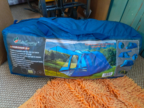 Палатка 3-местная Nature camping 1909-3 - купить по выгодной цене в интернет-магазине OZON ...