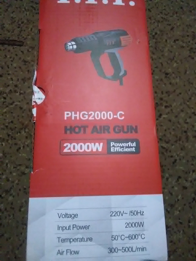 Строительный фен P.I.T. PHG2000-C фен - купить по выгодной цене в интернет-магазине OZON (697215520)