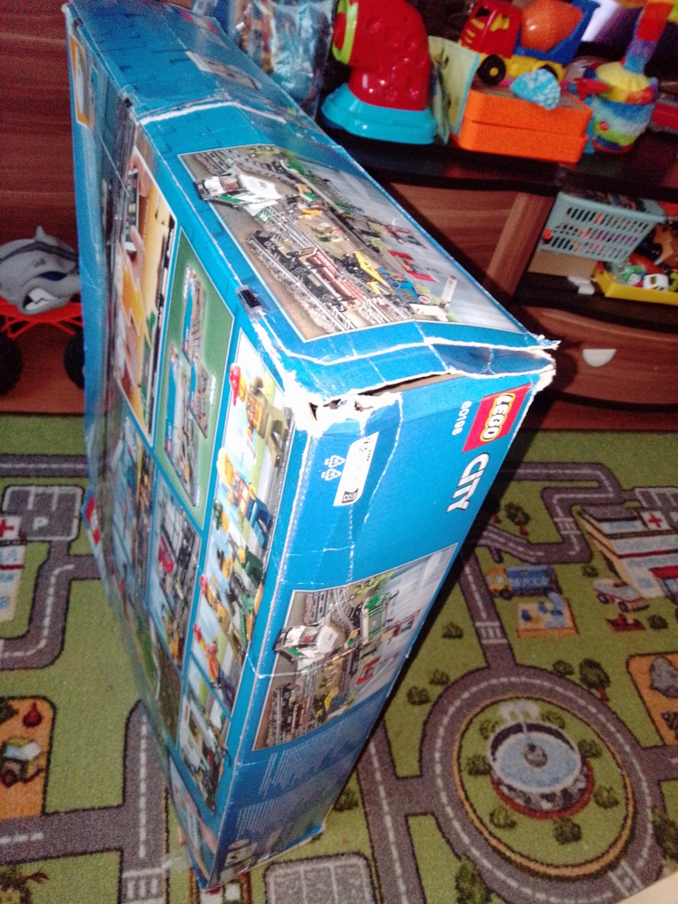 Конструктор LEGO City Trains Товарный поезд, 1226 деталей, возраст от 6 ...