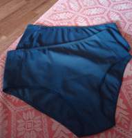 Трусы Женский Misstyle слипы Синтетика темно-зеленый, размер 54 Средняя Беларусь Однотонный ...