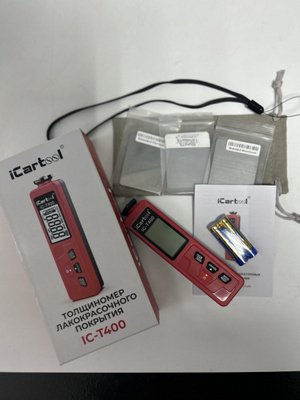 Толщиномер лакокрасочных покрытий Fe+Zn iCartool IC-T400 - купить по выгодной цене в интернет ...