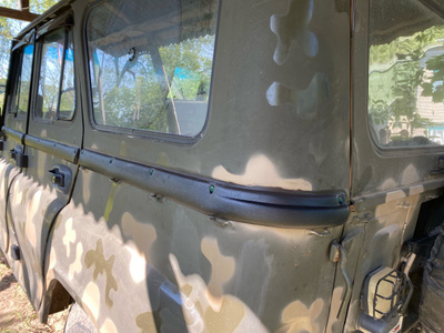 Накладки на задние крылья УАЗ 469, 3151, Хантер (комплект 2 шт.) АБС пластиккупить c доставкой ...