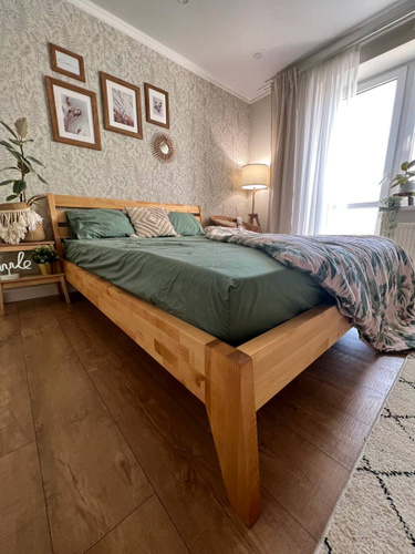 Кровать двуспальная деревянная Olivia 160х200, без основания, из ...