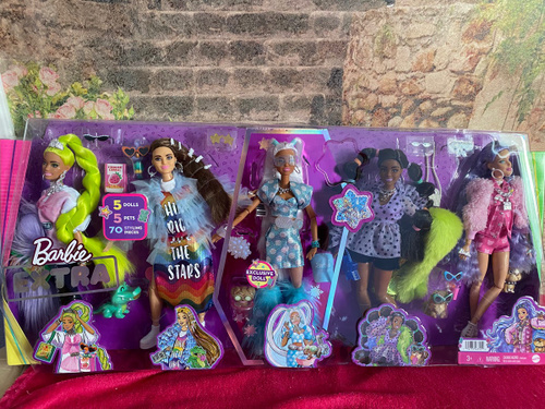 Кукла Барби Экстра - Набор из 5 кукол (Barbie Extra 5 Doll Set) купить ...