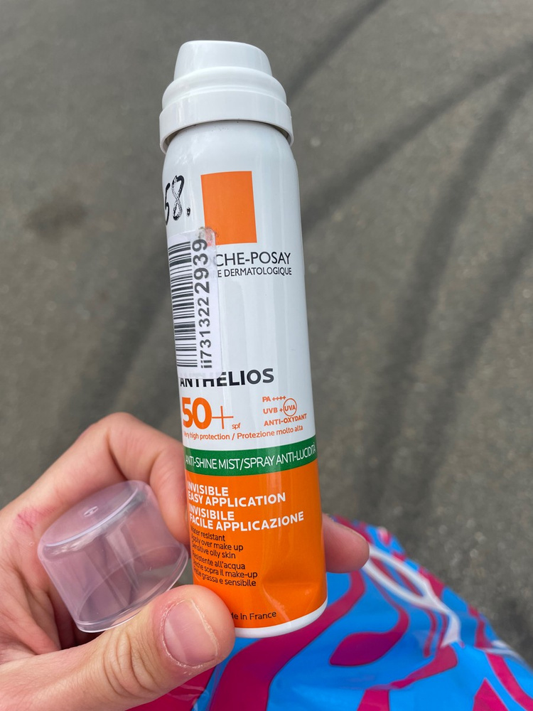 La Roche-Posay Anthelios Матирующий солнцезащитный спрей-вуаль для ...