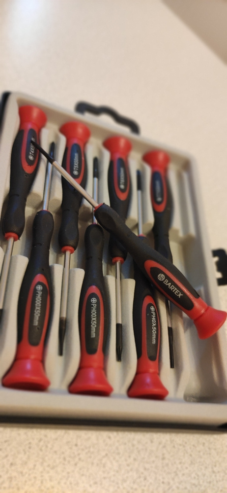 Набор отверток магнитных 22 предмета в кейсе, для точных работ, Bartex купить на OZON по низкой ...