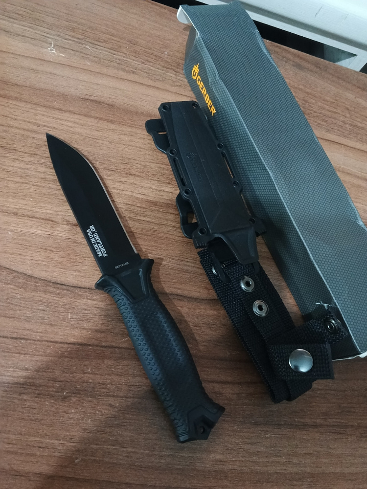 GERBER Нож туристический, длина лезвия 12 см - купить с доставкой по выгодным ценам в интернет ...