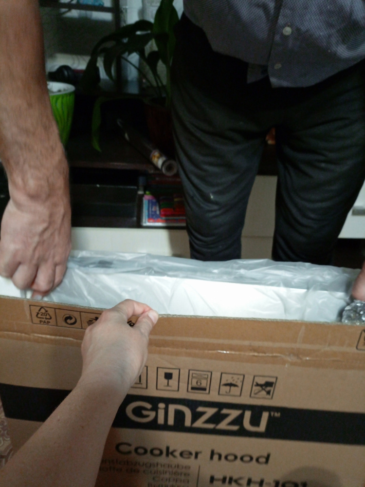 Встраиваемая вытяжка Ginzzu HKH-101 купить по низкой цене: отзывы, фото, характеристики в ...