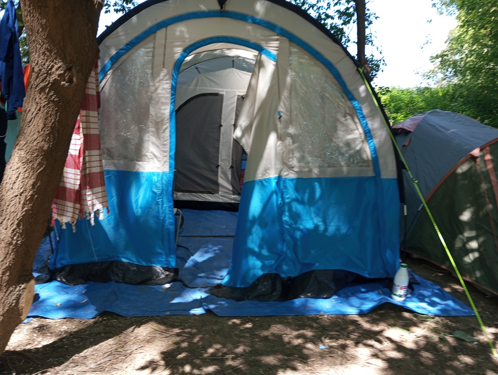 Палатка 4-местная Lanyu #1909 - купить по выгодной цене в интернет-магазине OZON (1486306217)