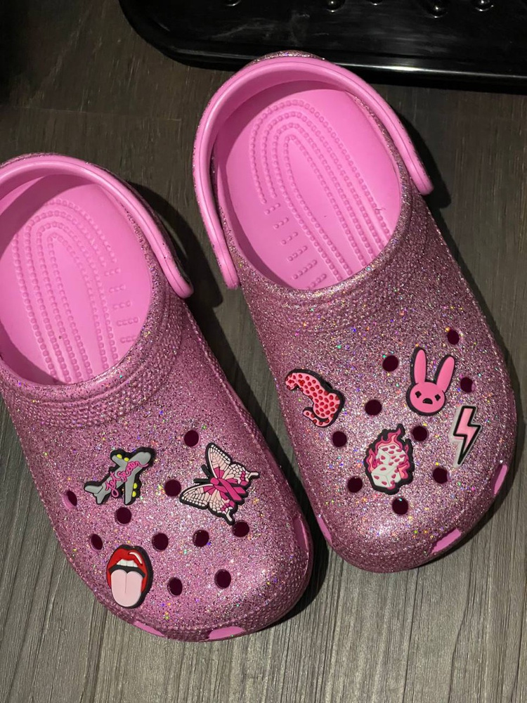 Сабо Женский Crocs Термопластик (TPU), размер 36, 37 Закрытый нос ...