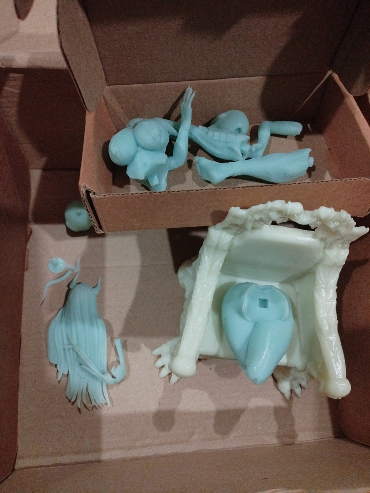 Статуэтка Atomic Heart Belyash Robot/Беляш фигурка 11 см под раскраску ...