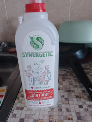 Средство для чистки плит и духовок SYNERGETIC от жира и нагара, 1л - купить с доставкой по ...