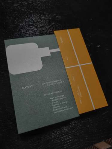 Сетевое зарядное устройство COMMO Быстрое зарядное устройство 65W Multi ...