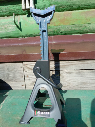 Стойка страховочная 3т с гребенкой подставка подпорка винтовая опорная ...