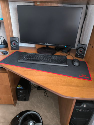 Колонки для компьютера Акустическая система 2.1 Ginzzu GM-406 40Вт дерево(MDF) Bluetooth плеер ...