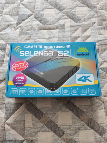 Медиаплеер Selenga СМАРТ ТВ – приставка 4K, Оптический аудио (Toslink), HDMI, RJ-45 Ethernet ...