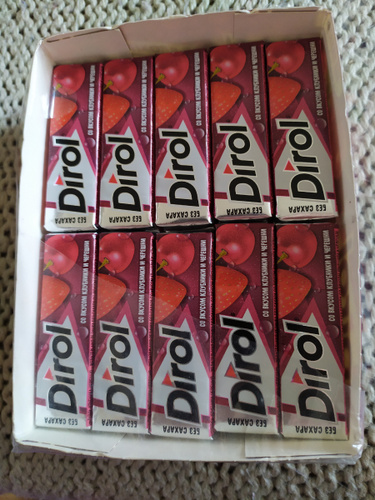 Dirol Colors XXL ассорти фруктовых вкусов жевательная резинка без ...