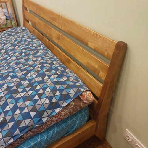Кровать двуспальная деревянная Olivia 160х200, без основания, из ...