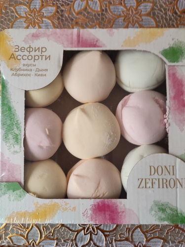 Зефир ароматизированный DONI ZEFIRONI ассорти, 315 гр. - купить с ...