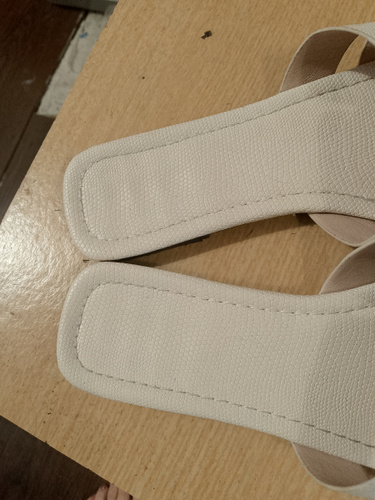 Шлепанцы Женский Feabrate, размер 39 Квадратный нос Без каблука T (узкая) Без застёжки Лето ...