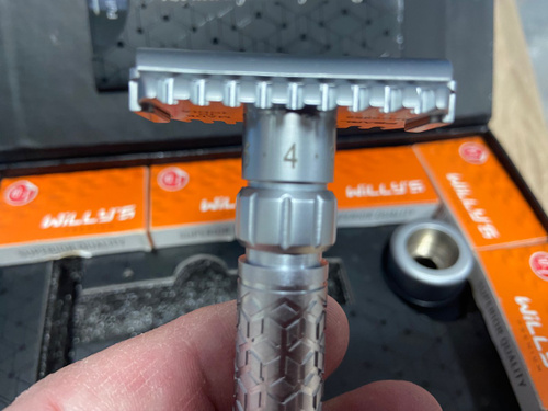 Регулируемая Т-образная бритва Pearl Flexi Adjustable Safety Razor Open ...