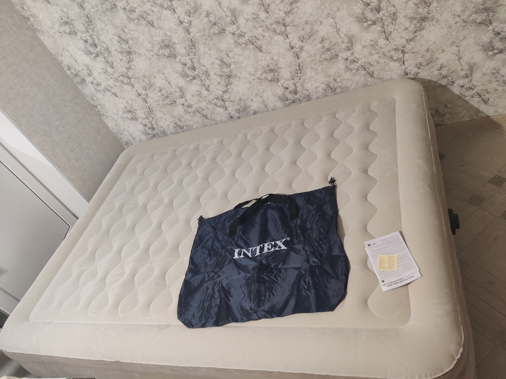 Матрас надувной Intex 64162 203 купить c доставкой на OZON по низкой цене (1013562687)