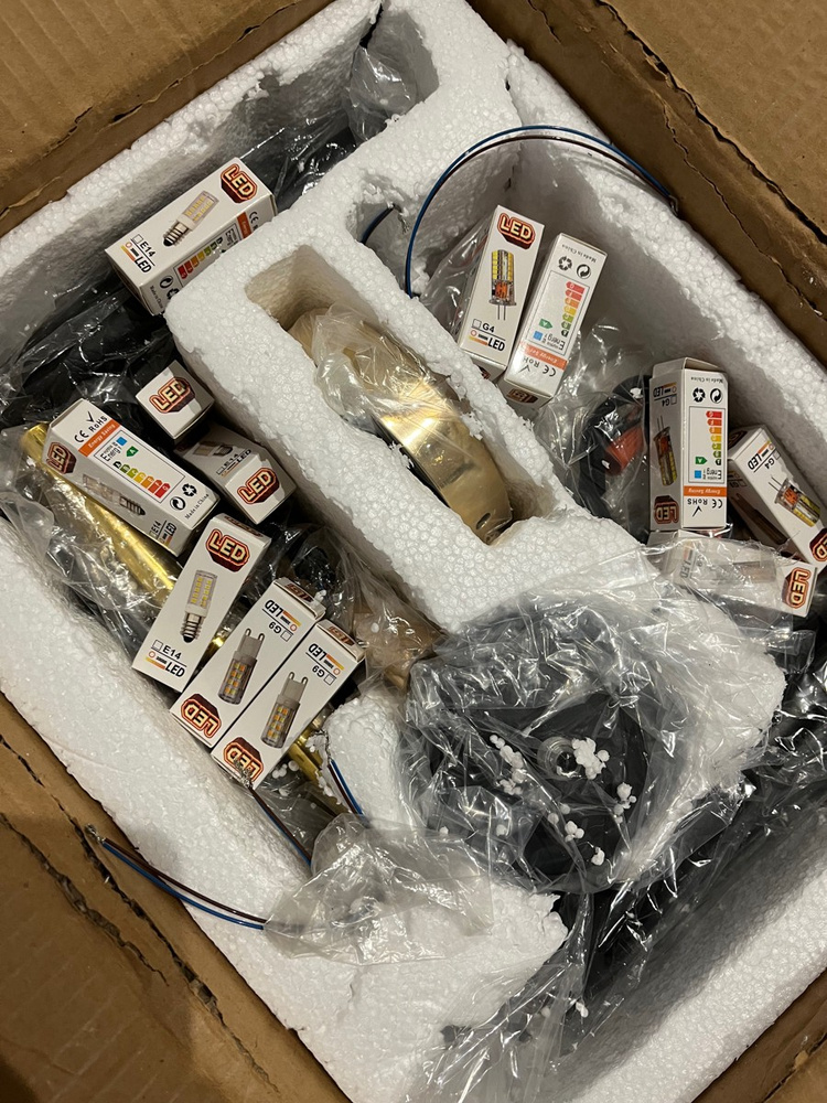 SAMLIST Люстра, LED купить на OZON по низкой цене (561992349)