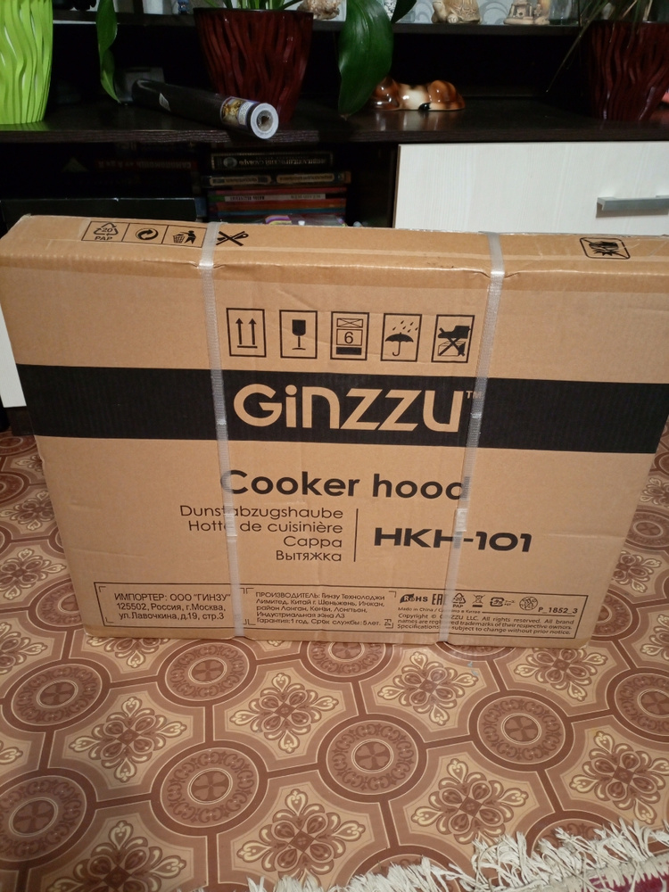 Встраиваемая вытяжка Ginzzu HKH-101 купить по низкой цене: отзывы, фото, характеристики в ...