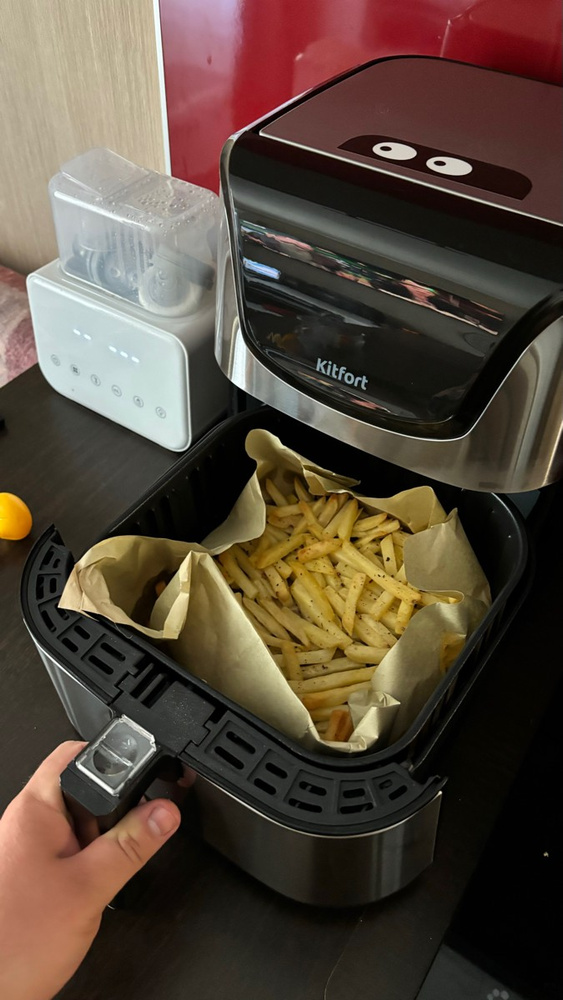 Kitfort Аэрогриль КТ-2232, серый металлик купить на OZON по низкой цене (464119976)