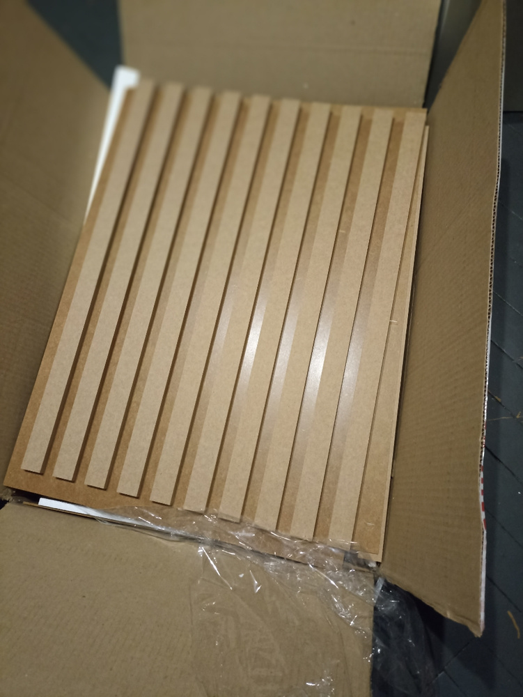 Стеновые панели реечные Дуб на черном натуральный шпон рейки декоративные на стену 680х505 4