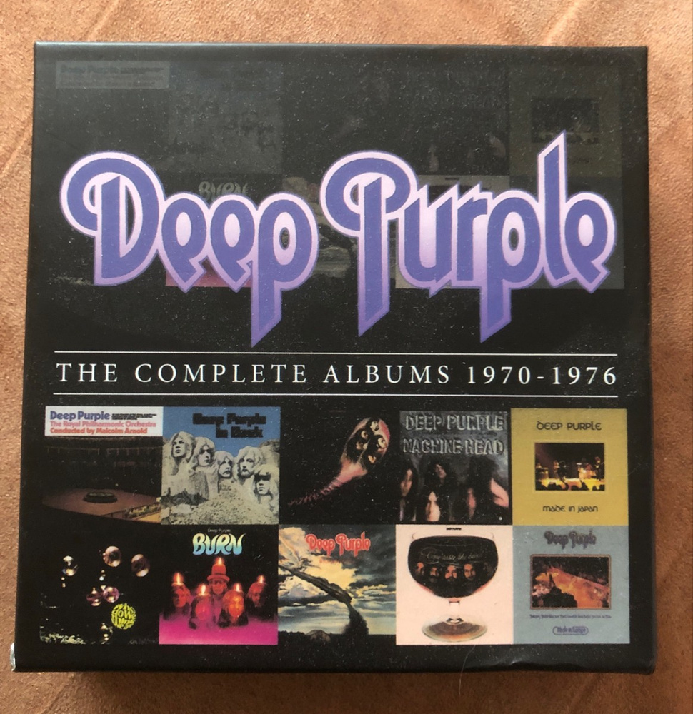 CD Deep Purple Complete Album 1970-1976, комплект из 10 CD с высококачественной музыкой ...