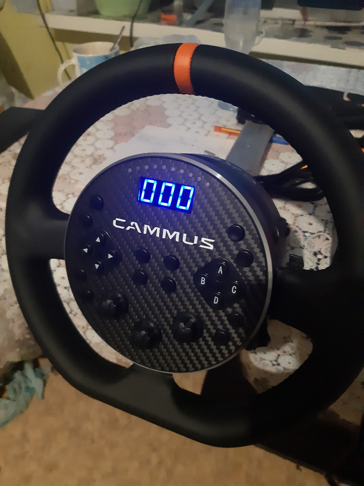 Игровой руль CAMMUS C5 (руль + настольная подставка) Гоночный симулятор ...