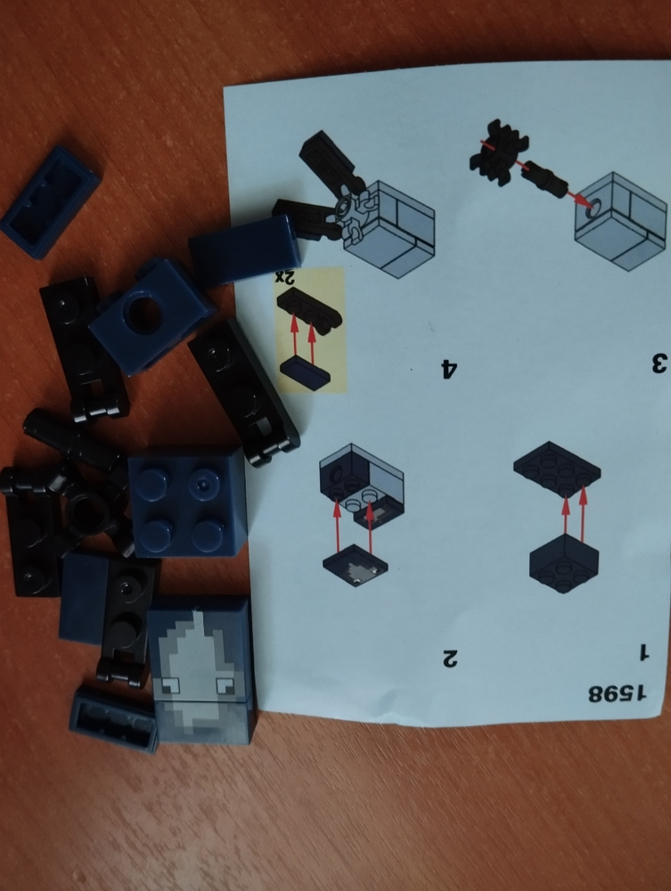 Набор минифигурок Майнкрафт / Minecraft совместимы с конструкторами лего 9шт (4.5см, пакет ...