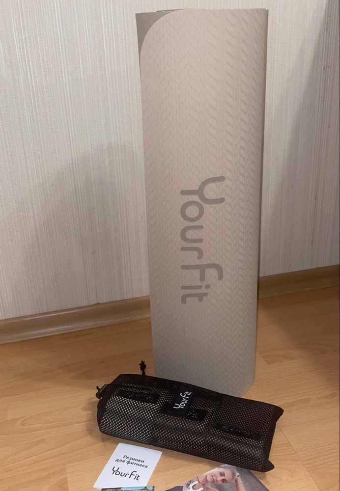 Коврик для фитнеса и йоги YourFit - купить в интернет-магазине OZON с быстрой доставкой (1688331629)