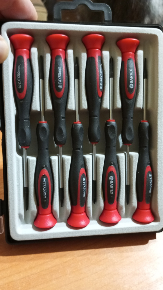Набор отверток магнитных 22 предмета в кейсе, для точных работ, Bartex купить на OZON по низкой ...