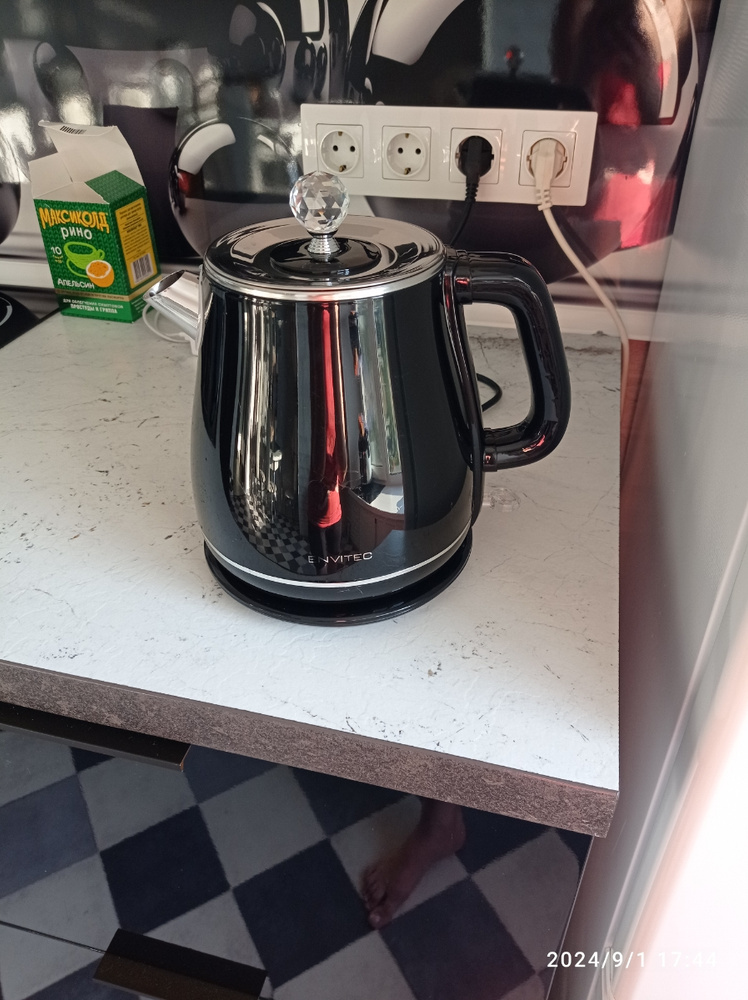 Купить электрический чайник Envitec Чайник электрический из нержавеющей стали 1 8 л Металл