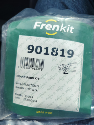 Комплект монтажный дискового тормоза Frenkit 901819 купить на OZON по ...