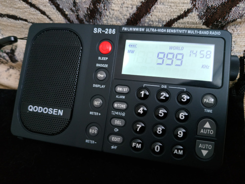 QODOSEN SR-286 Сверхчувствительный полнодиапазонный радиоприемник с аккумулятором 18650 - купить ...