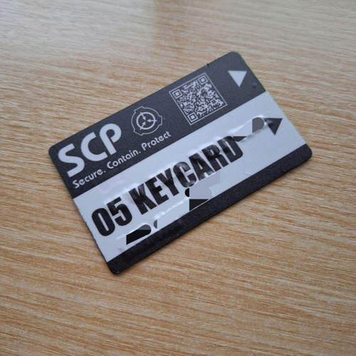 Наклейка на карту банковскую - SCP: 05 KEYCARD foundation - купить с ...
