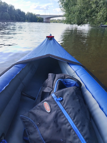 Байдарка Triton "Шуя-1", Серо/синий - купить с доставкой по выгодным ...