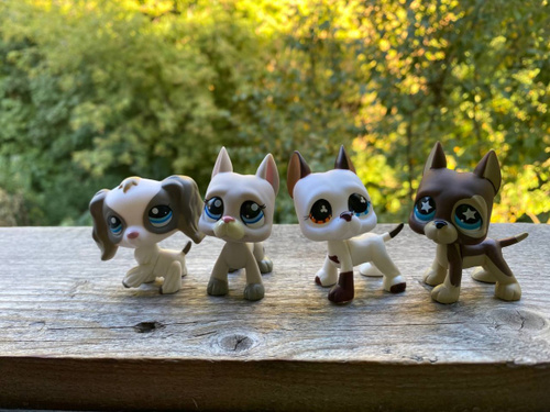 3 шт./компл.LPS игрушки Littlest Pet Shop лпс стоечки стоячки,Хаски ...