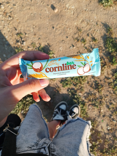 Корнлайн / Cornline, кокос батончик, 30 г / 18 шт - купить с доставкой ...