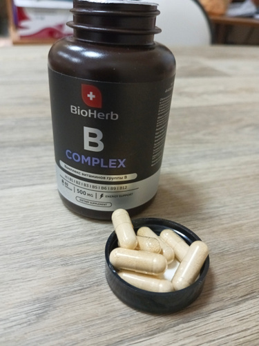 BioHerb БАД Комплекс витаминов группы В "B-complex ultra active", 60 капсул - купить с доставкой ...