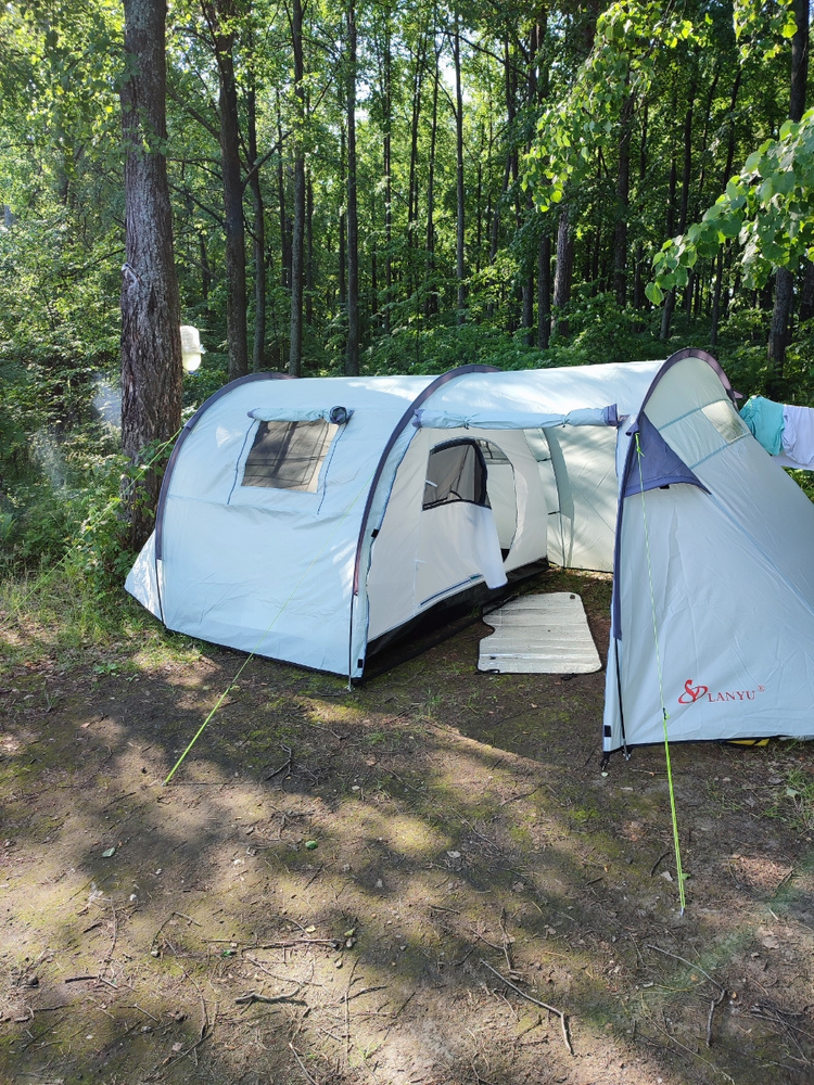 Палатка для рыбалки 3-местная Lanyu #1909 - купить по выгодной цене в интернет-магазине OZON ...
