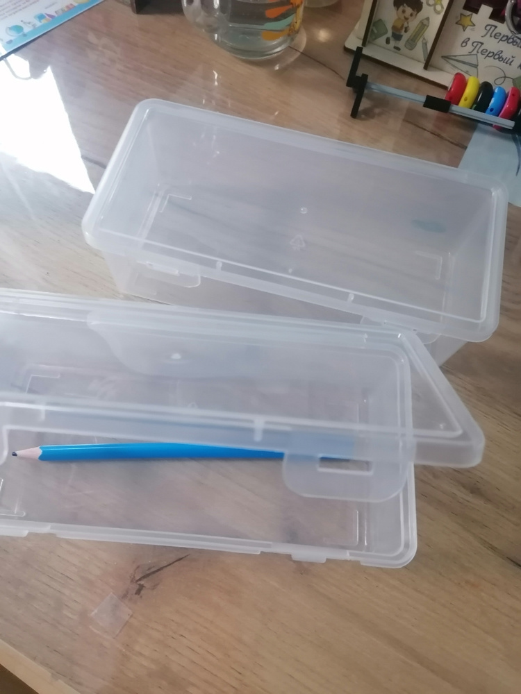 Три Прозрачная коробка для карандашей - купить с доставкой по выгодным ...